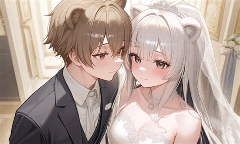 Ai 그림 백곰파 고수달 웨딩 사진 치지직 에펨코리아