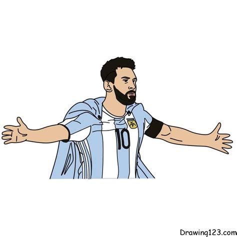 how to draw messi lionel messi