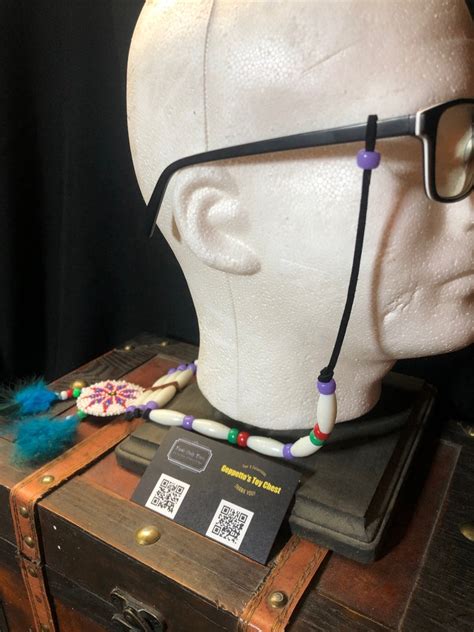 Native American Eyeglass Holder 18” Inches Etsy