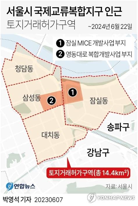 그래픽 서울시 국제교류복합지구 인근 토지거래허가구역 웰니스라이프