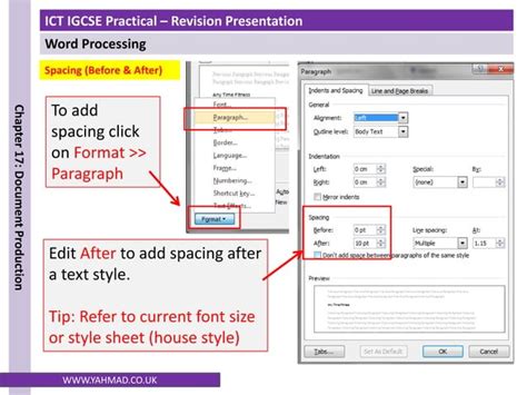 Ict Igcse Practical Revision Word Processingpdf Desktop Publishing