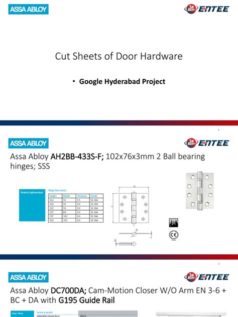 Assa Abloy Pdf Door Manufactured Goods