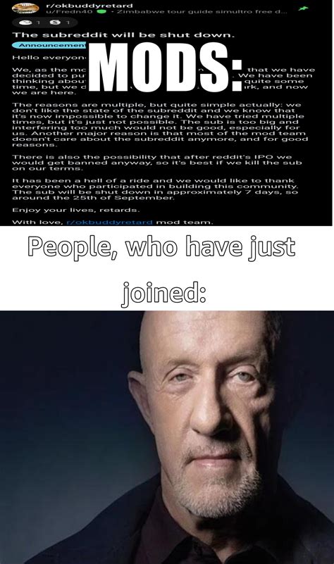 Now Im Just Gonna Be An Ok Retard R Okbuddyretard