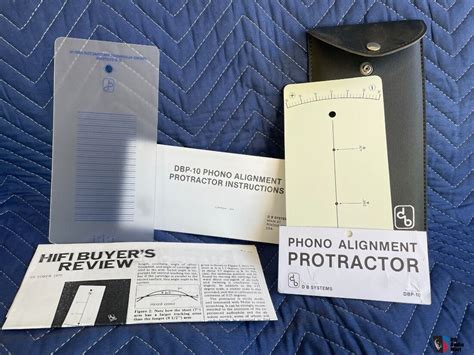 Db Systems Dbp 10 Cartridge Alignment Protractor For Sale Aussie
