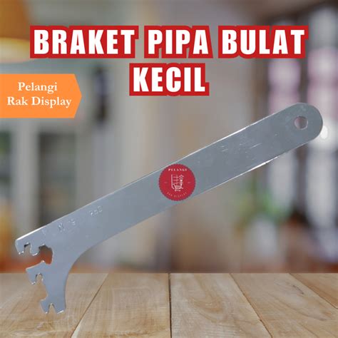 Jual Daun Bracket Lurus Pipa Lubang Kecil Display Dinding Shopee