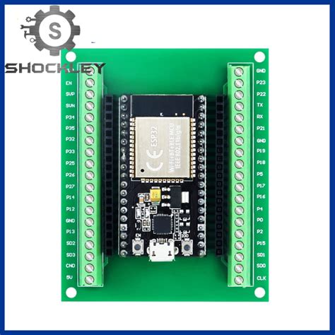 Shockley Esp32บอร์ดขยายสำหรับเครื่องพิมพ์ Wireless Wifi Bt 2 In 1 Dual Core Cpu ใช้พลังงานต่ำ