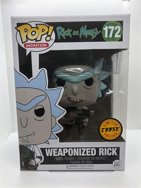 Funko Pop Animation Rick And Morty Weaponized Rick Chase