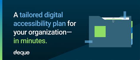 A Tailored Digital Accessibility Plan For Your Organization—in Minutes Deque