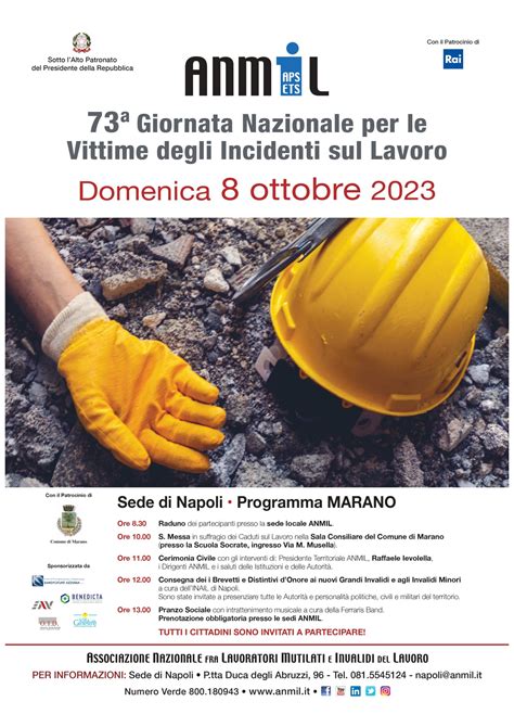 73ª Giornata Nazionale ANMIL Sezione di Napoli ANMIL
