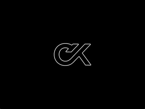 Un Fondo Negro Con La Letra C En él Vector Premium