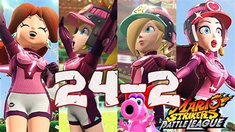 Mario Strikers Battle League Daisy Peach Rosalina And Pauline At Mushroom Hill YouTube