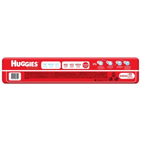 Huggies Pañal Infantil Puro Natural Care Xxg 40 Unidades Farmacias