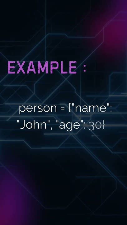Dictionaries In Python Shorts Pythondictionaries Youtube