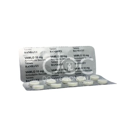 Beli Ranbaxy Vamlo 10mg Tablet 10s Strip Kegunaan Sukatan Kesan