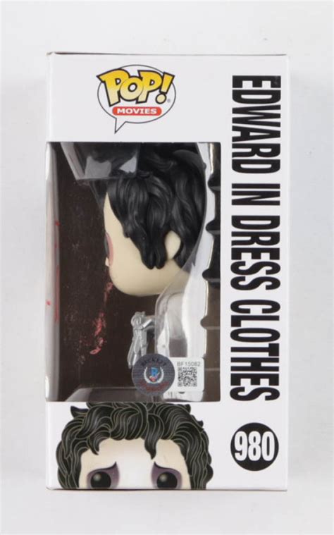 Johnny Depp Signed Edward Scissorhands Edward In Dress Clothes Funko Pop Movies Vinyl