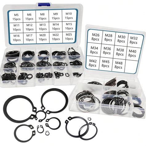 Shaft Circlip Set 65 Manganese Steel Gb894 Elastic Outer Circlip Ring C