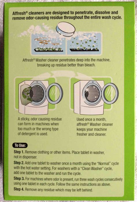 How To Clean The Washer With Affresh At Norman Hoffman Blog