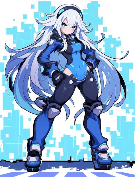 Girl With Long White Hair By Tuwalg On Deviantart