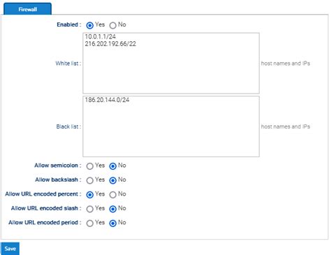 Firewall LogicalDOC Documentation