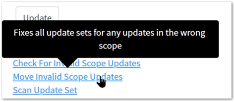 how to prevent cannot commit update set issues in your instance the