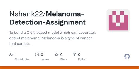 Github Nshank22 Melanoma Detection Assignment To Build A Cnn Based Model Which Can Accurately