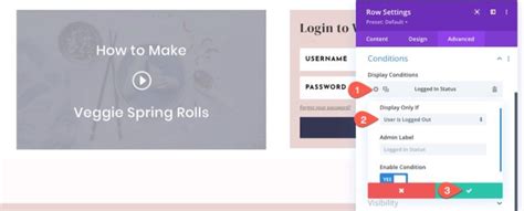 How To Showhide A Video Slider Based On Logged In Status With Divi