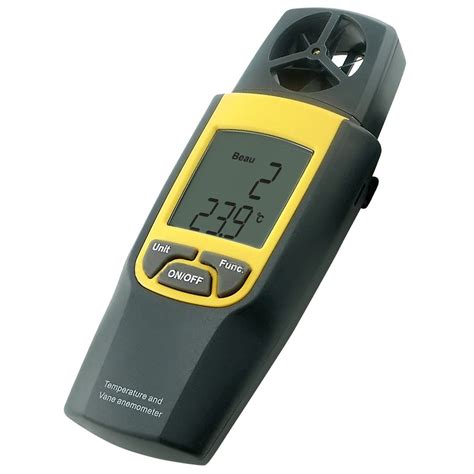 Digital Handheld Anemometer With Built In Rotary Vane Discount Instruments