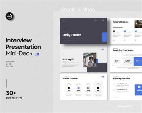 Job Interview Deck Powerpoint Template Ppt Template Job Search