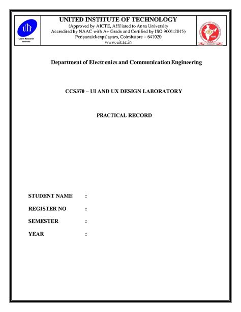 Uiandux Lab Manual Lab Department Of Electronics And Communication