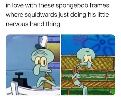 In Love With These Spongebob Frames Where Squidwards Just Doing His