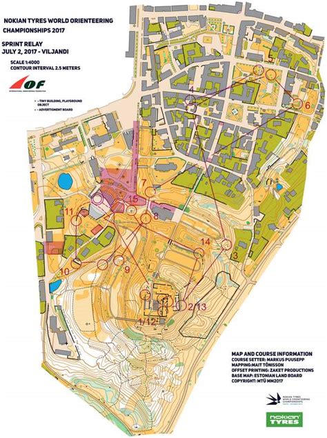 Woc 2017 Sprint Estonia Maprunner