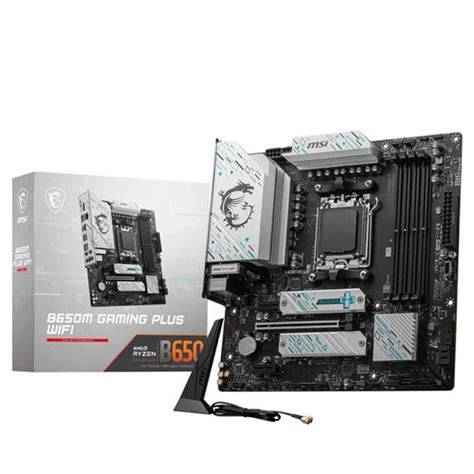 Msi B650m Gaming Plus Wifi Motherboard Amd B650 Socket Am5 Micro Atx £