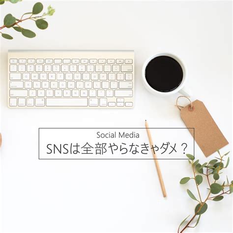 ブログを始めた。snsは全部やらなきゃダメ？初心者ブロガーがsnsを使うときのポイント5つ 在宅ビジネス