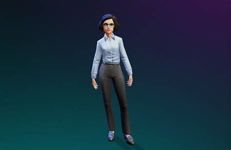 Woman Character Model Turbosquid 2037657