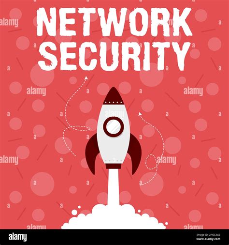Writing Displaying Text Network Security Business Concept Practice Of Securing A Computer Web