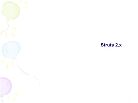 Struts2x Ppt