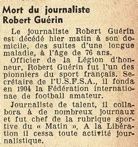 The Mystery Of Robert Guérin The Man Who Founded Fifa