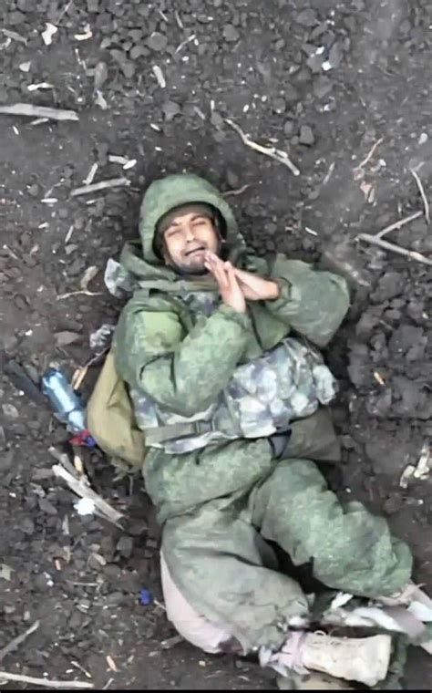 Russian Solider Begs For His Life Against A Ukrainian Drone Rpics