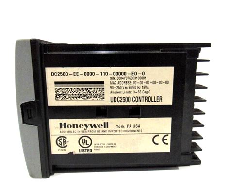 Used Honeywell Dc2500 Ee 0000 110 00000 E0 0 Controller Udc2500 Sb