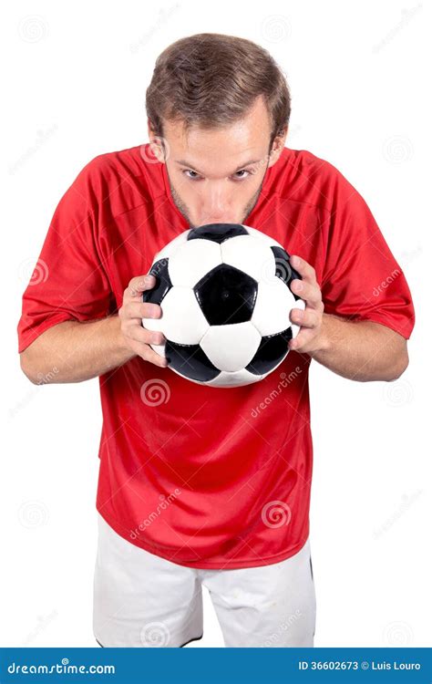 Football Love Stock Image Image Of Kiss Match Young 36602673