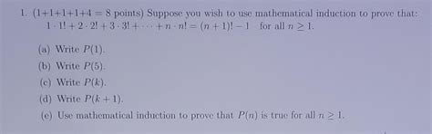 solved 1 1 1 1 1 4 8 points suppose you wish to use