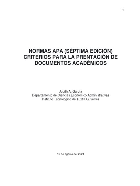 Normas APA 7a. Edición ITTG | PDF | Comillas | Puntuación