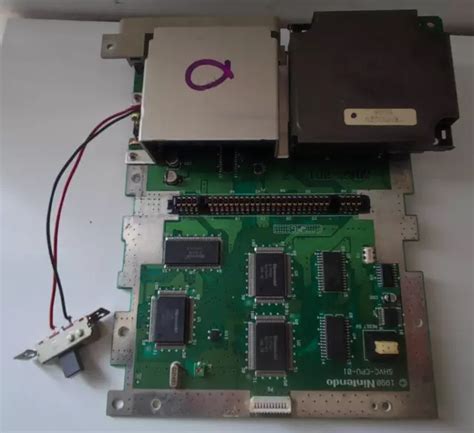 Carte Mere Motherboard Console Super Famicom Shvc Cpu 01 Ntsc J Hs Pour Pieces Eur 18 99