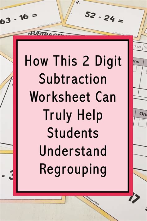 Free Subtraction Worksheet Borrowing Download Free Subtraction Worksheet Borrowing Png