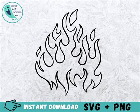 Fire Svg Flame Svg Fire Flames Svg Flames Svg Fire Cricut Etsy