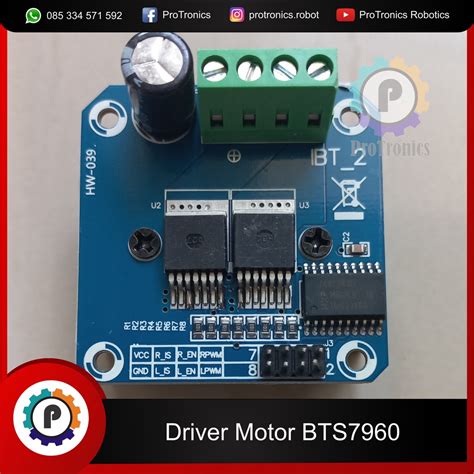 Jual Bts7960 High Current Motor Driver H Bridge Module For Arduino Bts