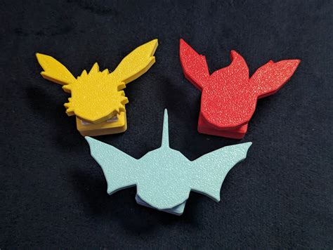 Eevee And Evolutions Fidget Buttons And T Box Etsy