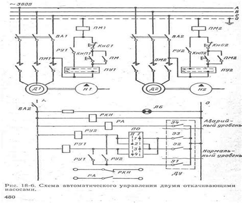 СХЕМЫ АВТОМАТИЗАЦИИ НАСОСНЫХ УСТАНОВОК