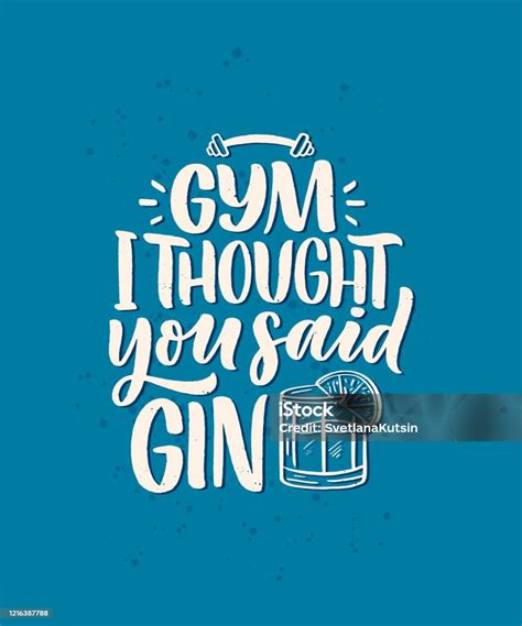 손으로 그린 스타일의 재미있는 문구 즐거운 표정 필기 비문 활동적인 라이프스타일 슬로건 인쇄 및 포스터 디자인에 대한 체육관과 진에 대한 재미있는 글자 슬로건 벡터 개념에