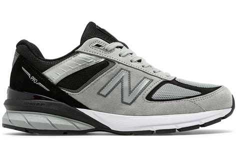 New Balance 990v5 Kool Grey Black Mens M990gb5 Us